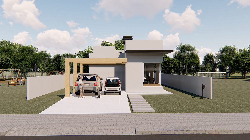 Casa BLUE - Estúdio BIM - Engenharia Digital BIM